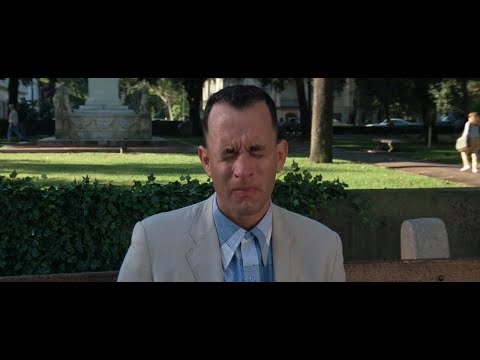 Forrest Gump intro Scene / life is a box of chocolates /those might be comfortable Shoes