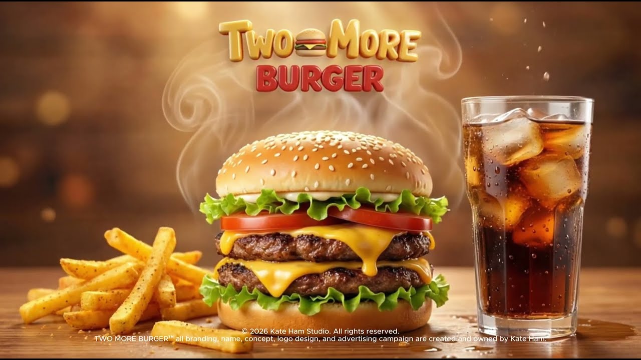 When “Double Patty” Becomes TWO MORE 🍔 | Cinematic Burger Ad