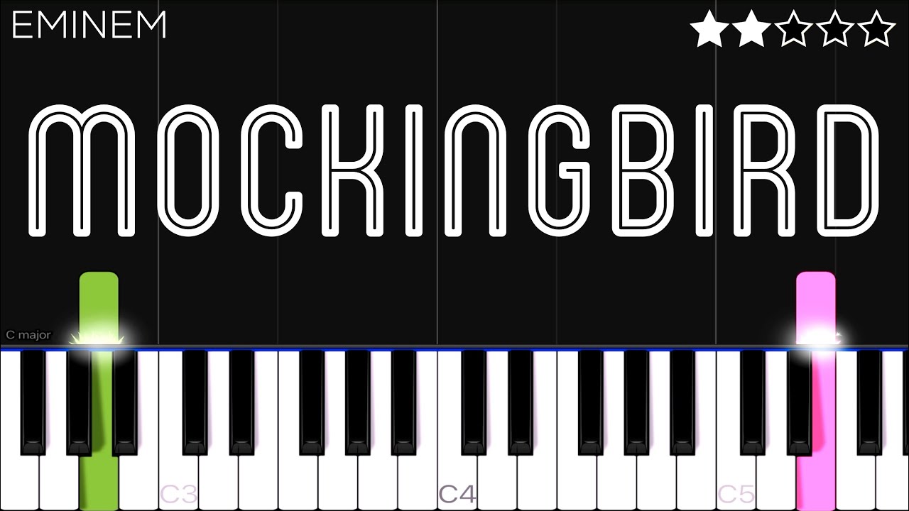 Eminem - Mockingbird | EASY Piano Tutorial