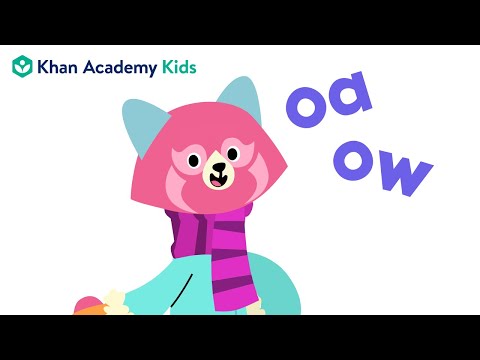 Words with -oa and -ow | Vowel Teams | Learn to Read with Khan Academy Kids