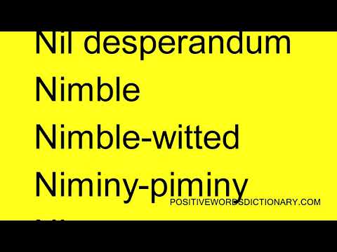 Positive words That Start with N | Positive words starting with N