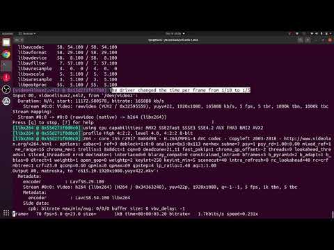 ffmpeg record webcam Ubuntu Logitech C615 webcam. Part 2/3 (3 diff webcams with diff cmd lines)