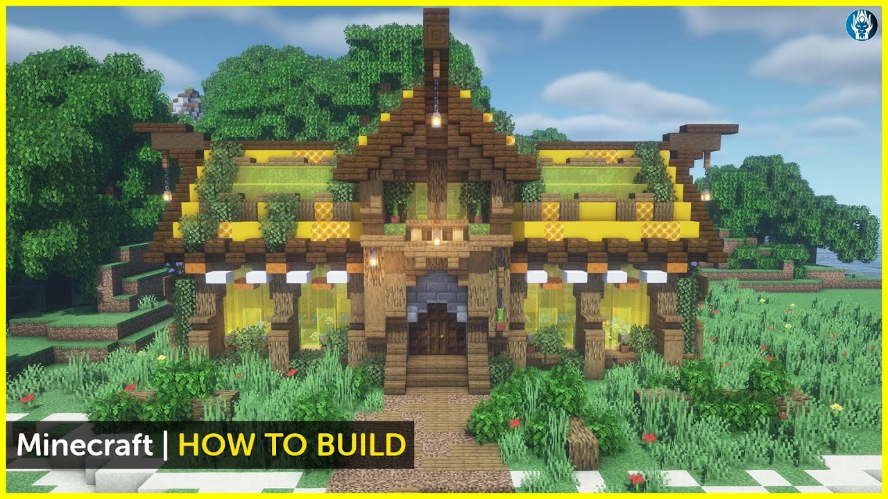 Minecraft How to Build a Fantasy Apiary (Tutorial) - Minecraft Builders