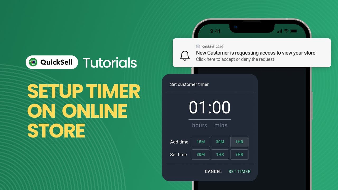Learn to use timer-based catalogues in QuickSell (English)