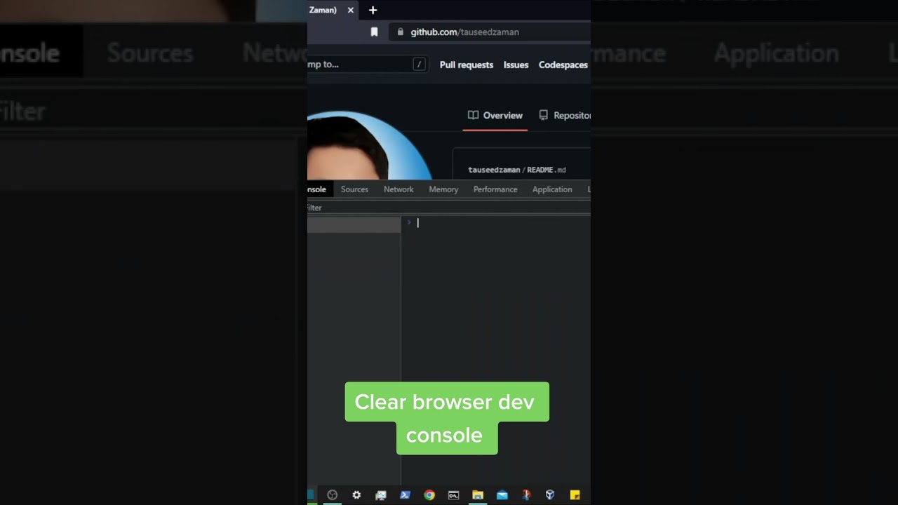Clear Browser Dev Console #browser #javascript $js #clear #dev #console #programming #tricks