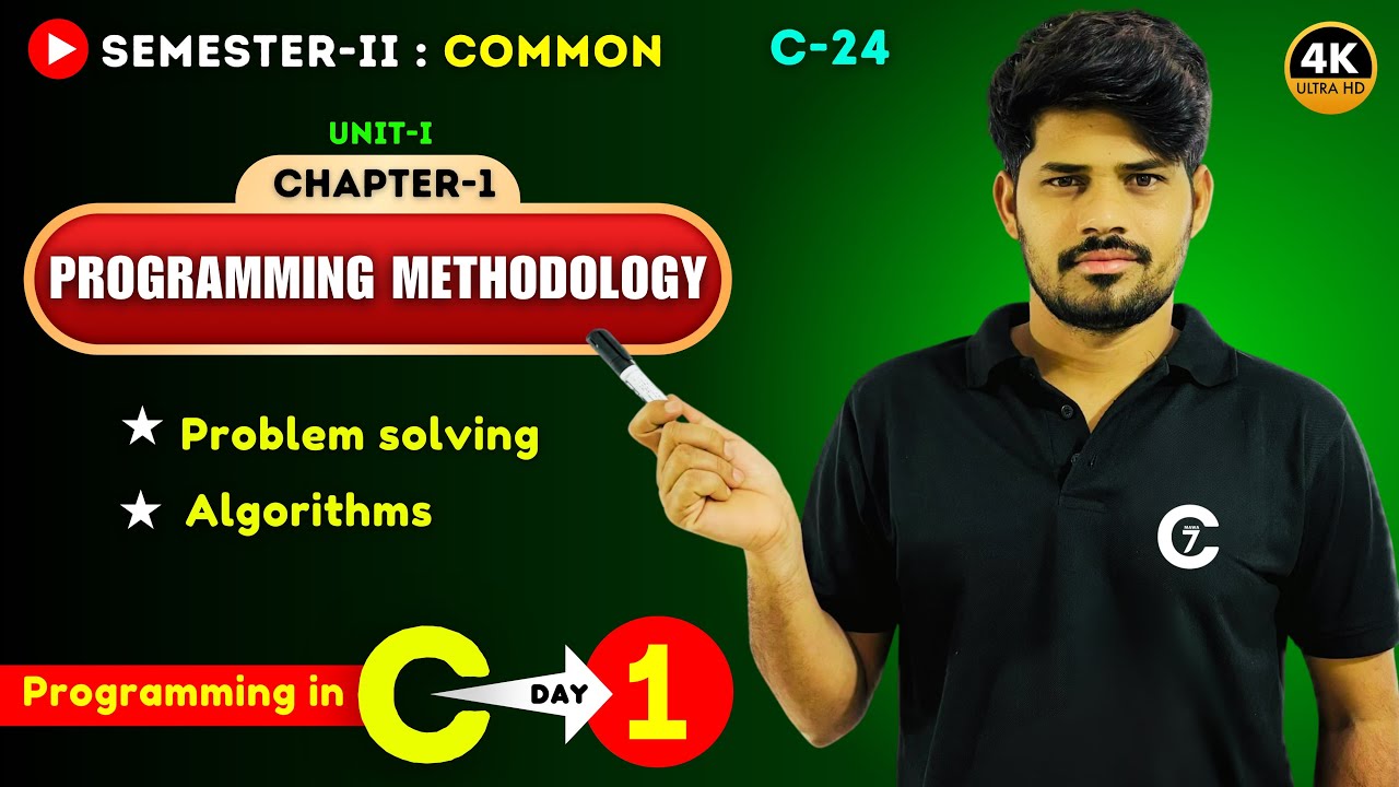 Programming Methodology | Algorithms | Day 1 | chaitumawa7 
