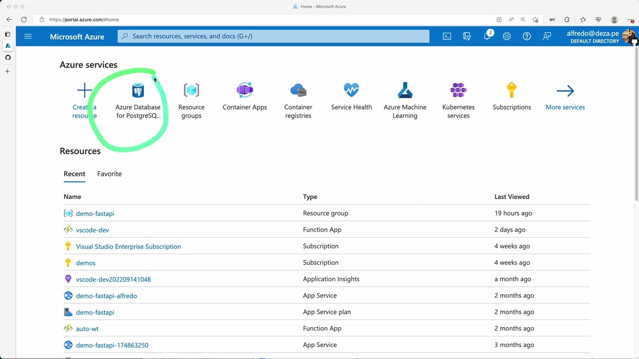 How to deploy PostgreSQL on Azure