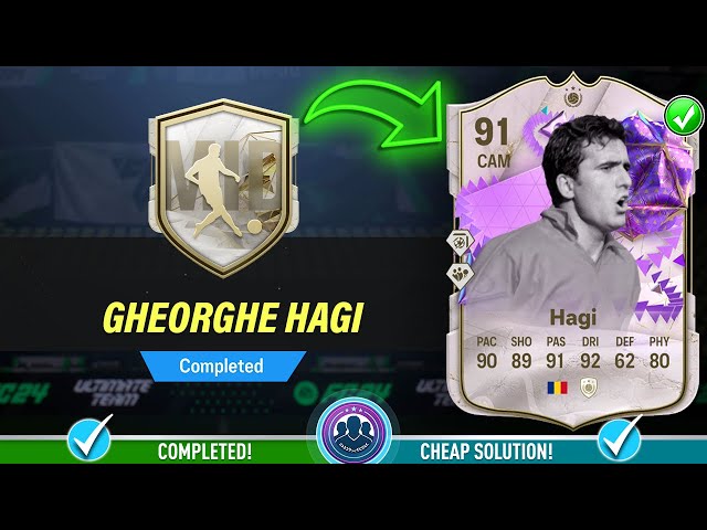 EA FC 24 Gheorghe Hagi Ultimate Birthday Icon SBC: All tasks, cheapest ...