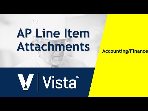 AP Line Item Attachments