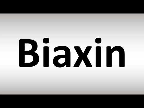 How to Pronounce Biaxin