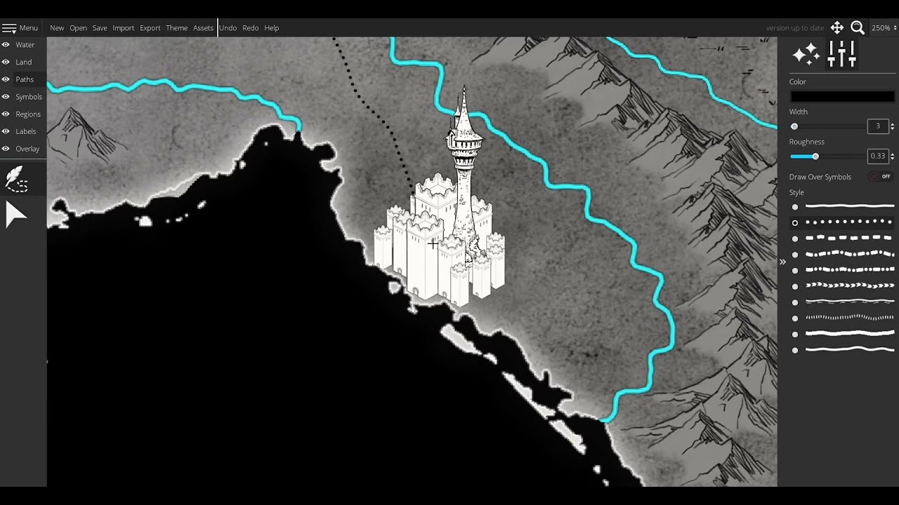 World Creation Timelapse in Wonderdraft