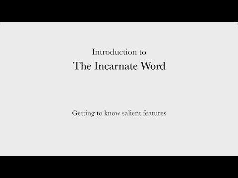 The Incarnate Word