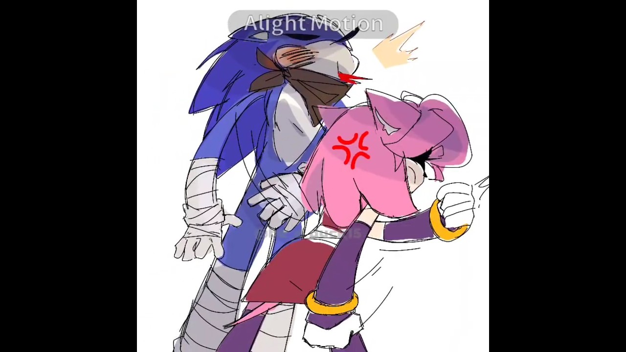 SONAMY BOOM💥 #viral #art #sonic #sonicboom #amy #animation #fyp #trending #shorts