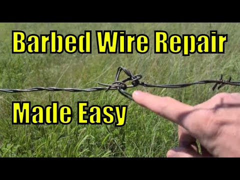 Securing Boundaries: Barbed Wire Fence Repair Done Right | Step-by-Step Tutorial