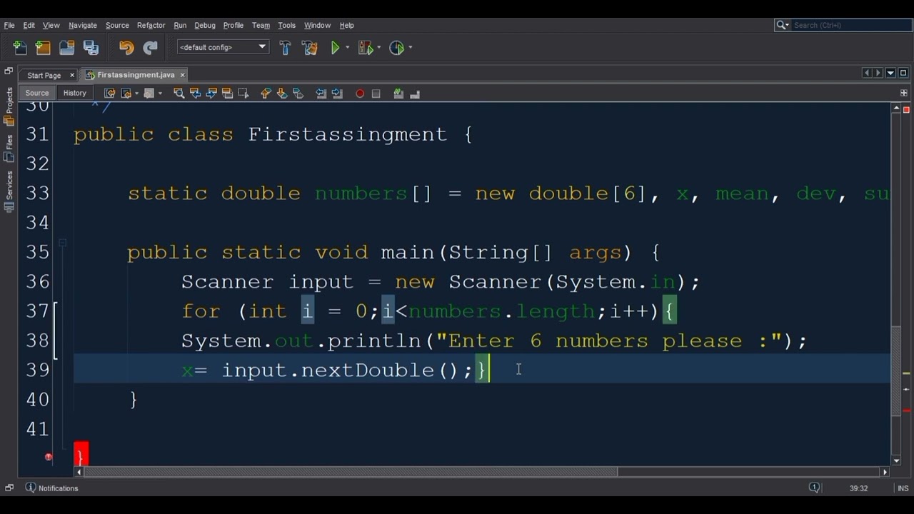 Java Program to Find Mean & Standard deviation SD | Array Required