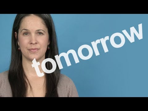 How to Pronounce TOMORROW - American English