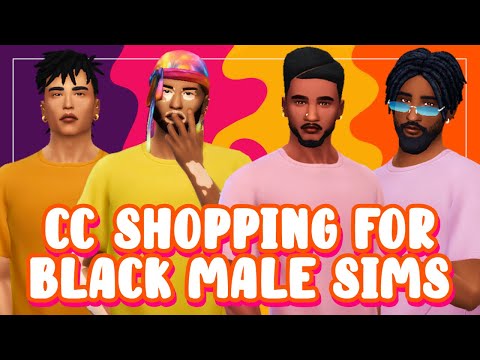 Maxis Match CC for Black Male Sims - Hair, Beards, Durag & Bonnet // FULL CC List INCLUDED // TS4