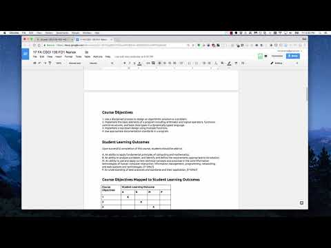 CSCI 135 - Welcome Video