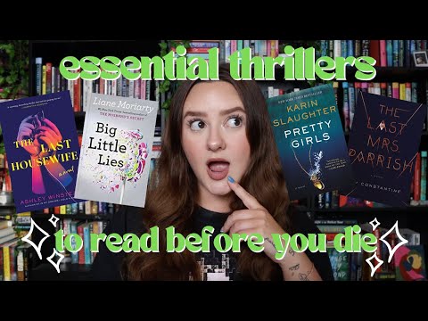 thrillers to read before you die | aka the 10 thriller books i couldn't live without π