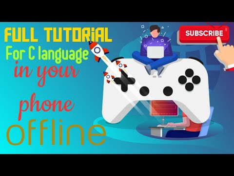 C compiler coding tutorial offline app || link in description download now !