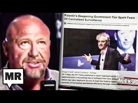 Alex Jones Defends CIA-Backed Palantir's Mass Surveillance