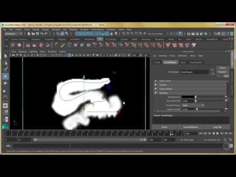Generating a Cold Spell Effect in Maya