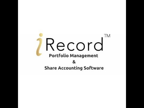 Stock in trade- iRecord - Portfolio Management & Share Accounting Software