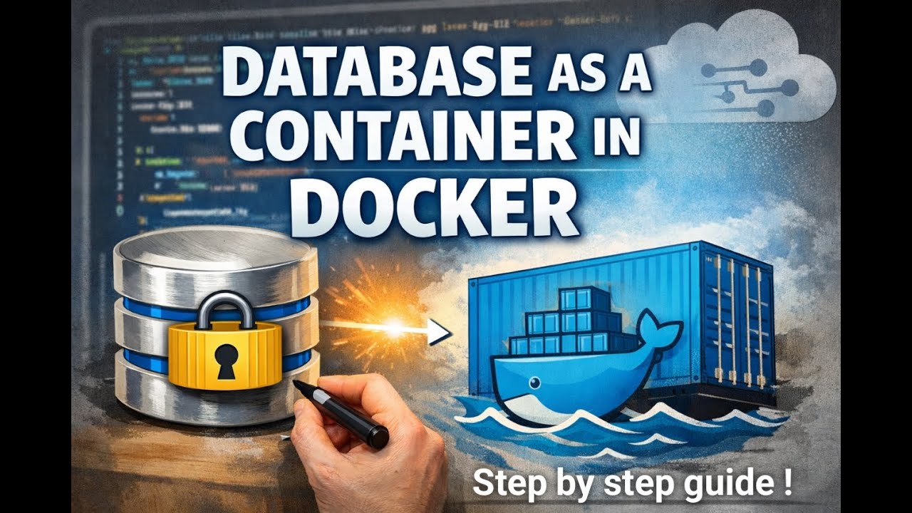 How to Run Database as a Container in Docker | Step-by-Step Tutorial |