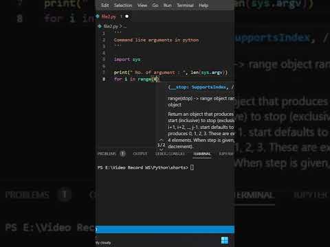 Command Line Arguments in Python - Python Tutorial