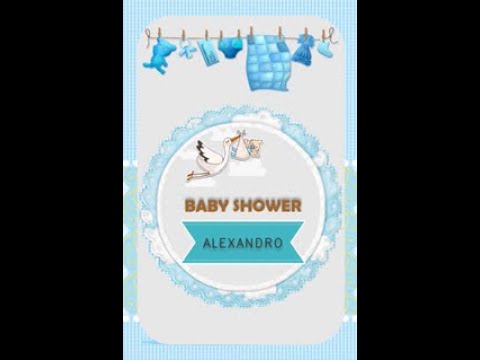 Tarjetas virtuales Baby Shower