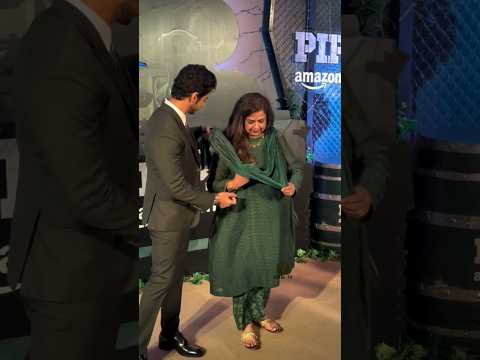 Ishaan Khatter's With Mother Neelima Azeem At Film Screening #shortvideo #shorts #