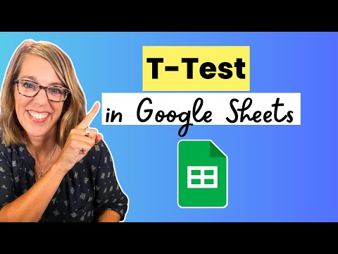 1 Sample T Test in Google Sheets | P-Value, Test and Critical t for T Test
