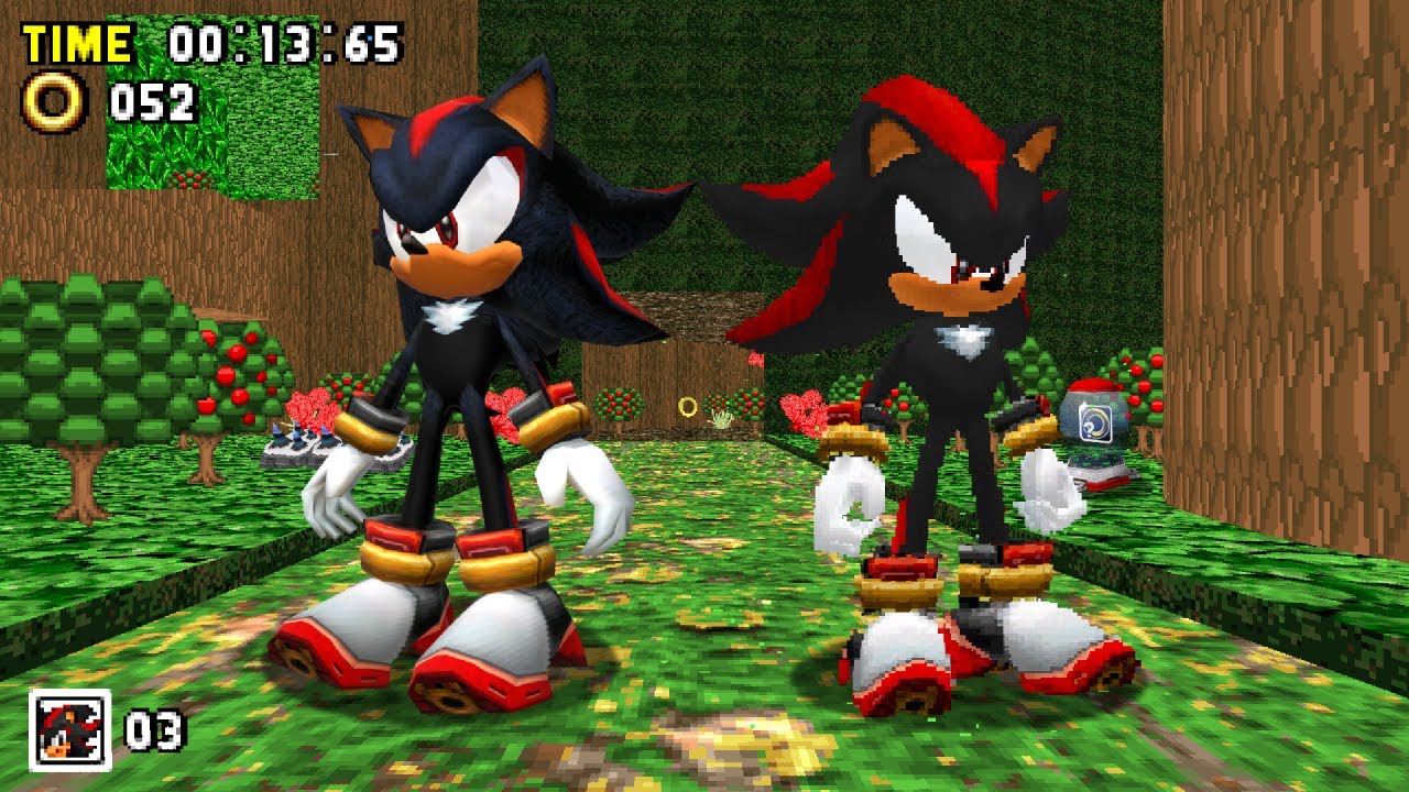 Sonic Robo Blast 2: Playable SA2 Shadow Model