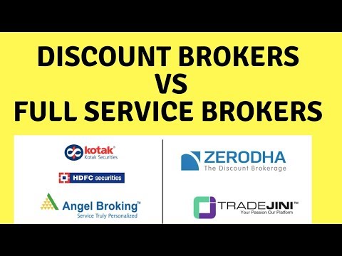Discount Brokers vs Full Service Brokers In Stock Market Trading