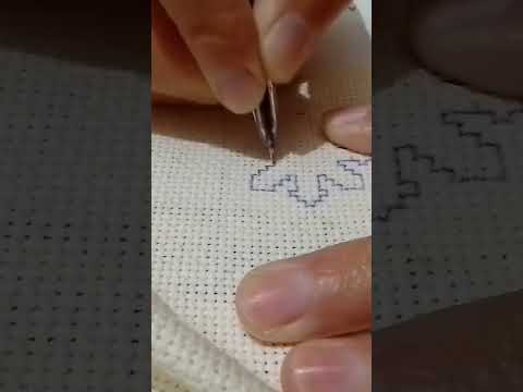 simple and easy cross stitch pattern #art #crossstitchdesigns #crossstitch #crossstitchpatterns