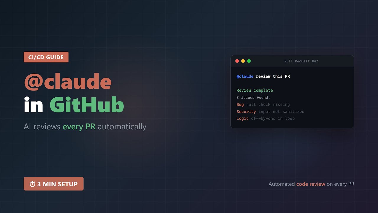 Claude Code — GitHub Actions: Automated PR Reviews & CI/CD