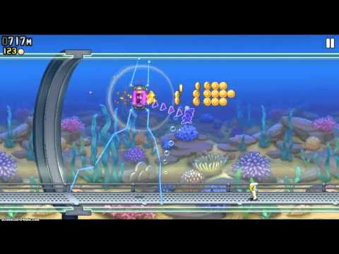 Jetpack Joyride on a Windows 8 Desktop Computer
