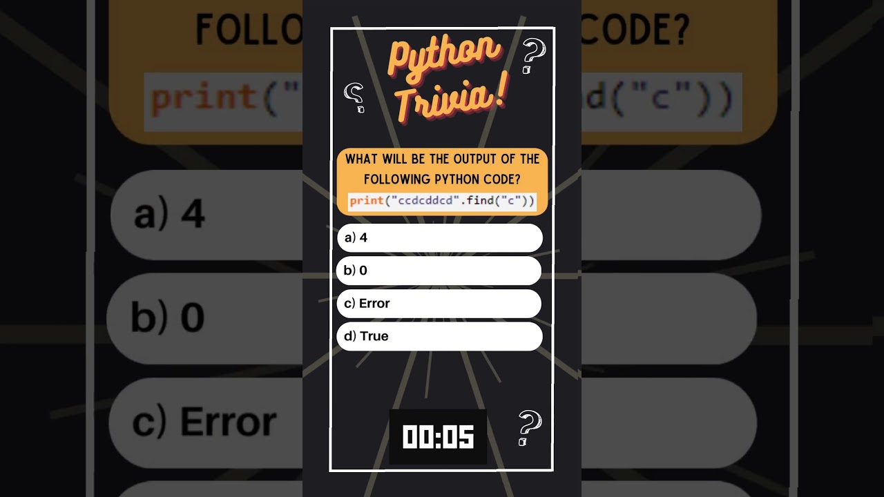 Python Trivia   String 66 #coding #python #techcommunity #shorts #trending #viral #datascience