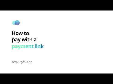How to pay with a payment link | GCFX Tutorial