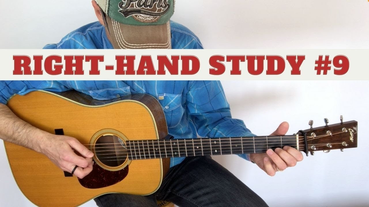 RIGHT HAND STUDY #9 | Flatpicking Guitar Lesson