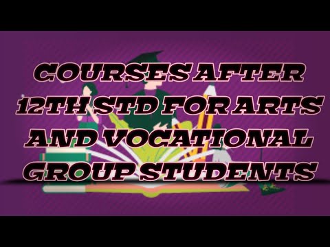Courses for arts and vocational group students after 12th....👍....B.Com is not a only option...
