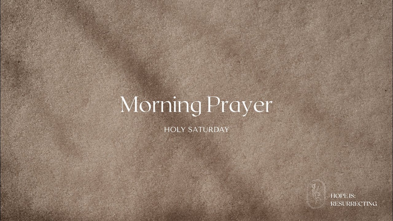Solano Catholic - Holy Saturday Morning Prayer (4/3/21)