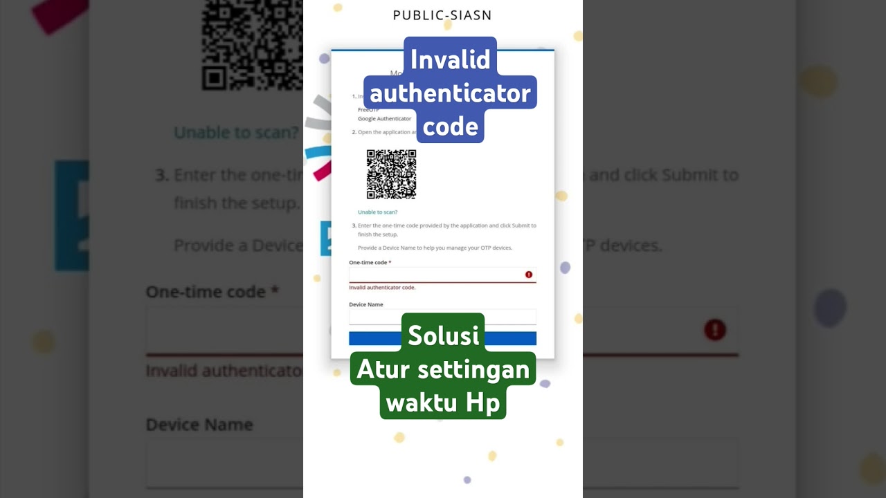 Invalid Code Authenticator MFA activation ASN Digital || GA_TECH_VLOG_462 #asndigital #mfa