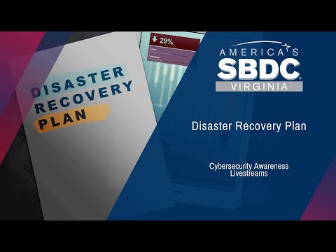 Cybersecurity Livestream: Disaster Recovery Planning