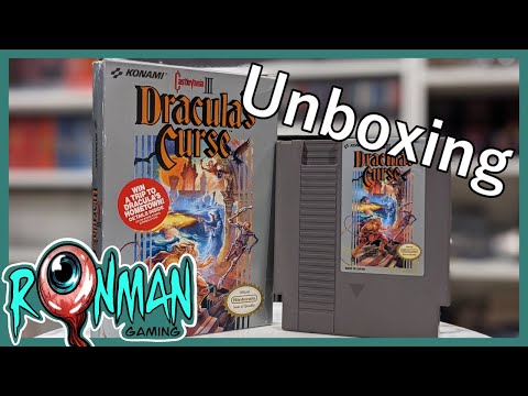 Unboxing: Castlevania 3 - RonMan Gaming