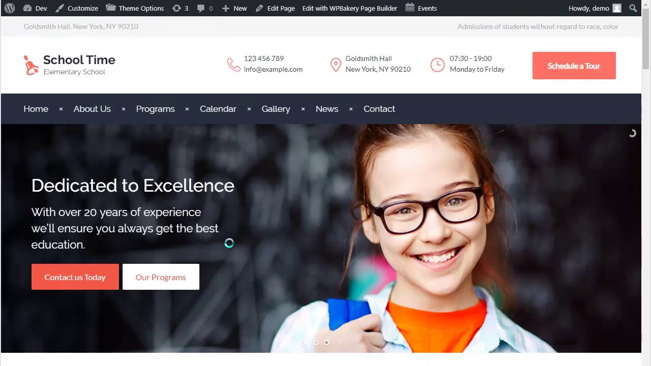 How to Install a WordPress Theme: School Time