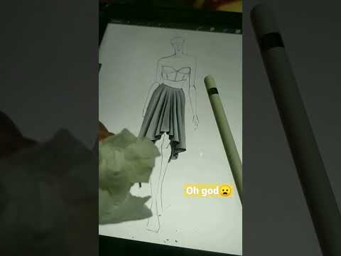 different types of skirts series part 8th #procreate #fashion #illustration