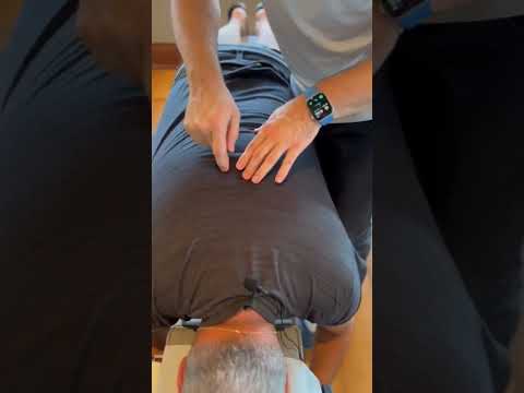 I Can't Believe How Loud His Back Cracked! #chiropractic #crack
