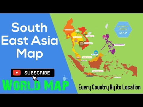 Where is South East Asia and all Countries as per Location | Region South East Asia on World Map