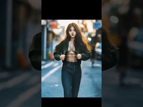 AI girl becoming a muscle guy